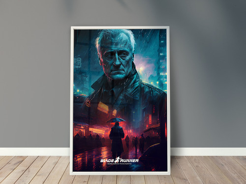 Blade Runner Roy Batty Cyberpunk Poster | Retronormal.com