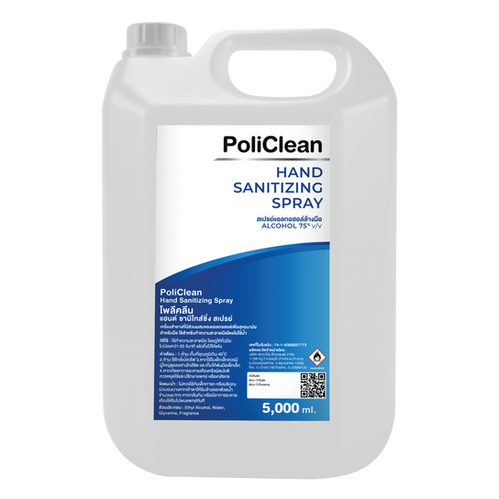 Polyclean Hand Sanitizing Spray Peppermint Scent Size 5,000 m | Fresher ...