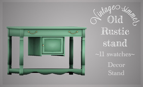 Old Rustic Stand | Vintage Simmer