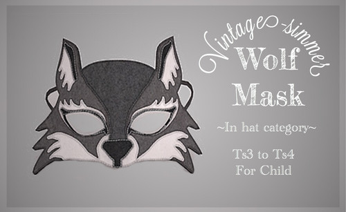 Wolf Mask | Vintage Simmer