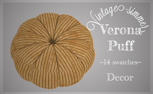 Verona Puff | Vintage Simmer