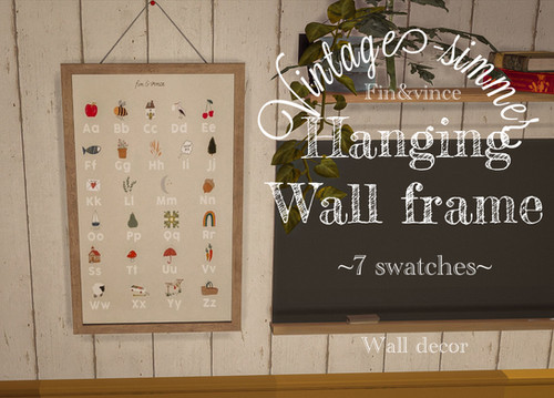 Hanging Wall Frame | Vintage Simmer