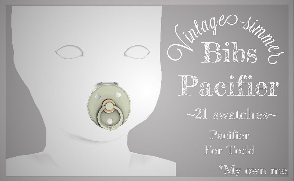 Bibs Pacifier | Vintage Simmer
