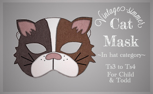 Cat Mask | Vintage Simmer