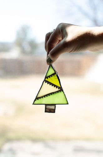 Stained Glass Evergreen Tree | Bride's Mortician