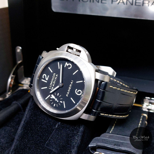 Panerai 44mm Titanium Black Dial Luminor Marina REF: PAM00177 (Full Set ...