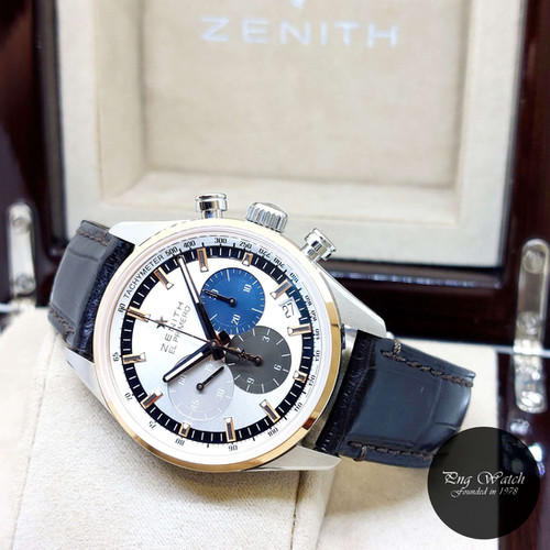 Zenith 38mm 18K Rose Gold Bezel Chronomaster El Primero REF: 51.2150. ...