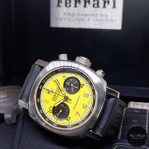 Panerai Ferrari 45mm Yellow Dial Gran Turismo Chronograph FER00011 ...