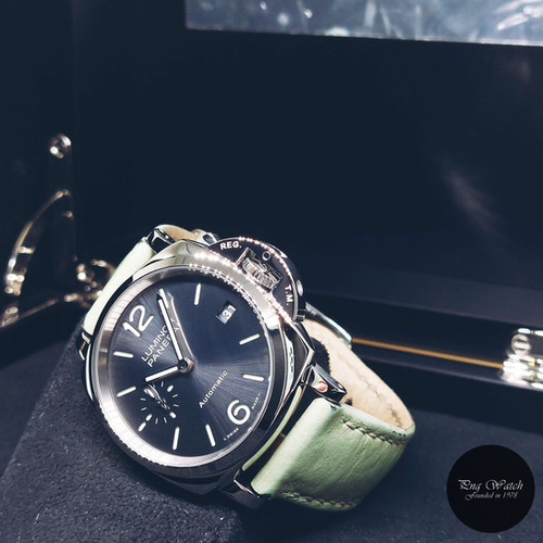 Panerai 38mm Automatic Grey Dial 3 Days Luminor Due PAM755 PAM00755 ...