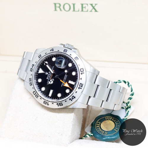 Rolex 42mm Oyster Perpetual Black Dial Explorer 2 REF: 216570 (2020 ...