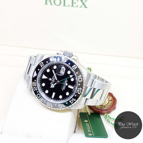 Rolex 40mm Oyster Perpetual Ceramic Black Dial GMT Master 2 REF ...