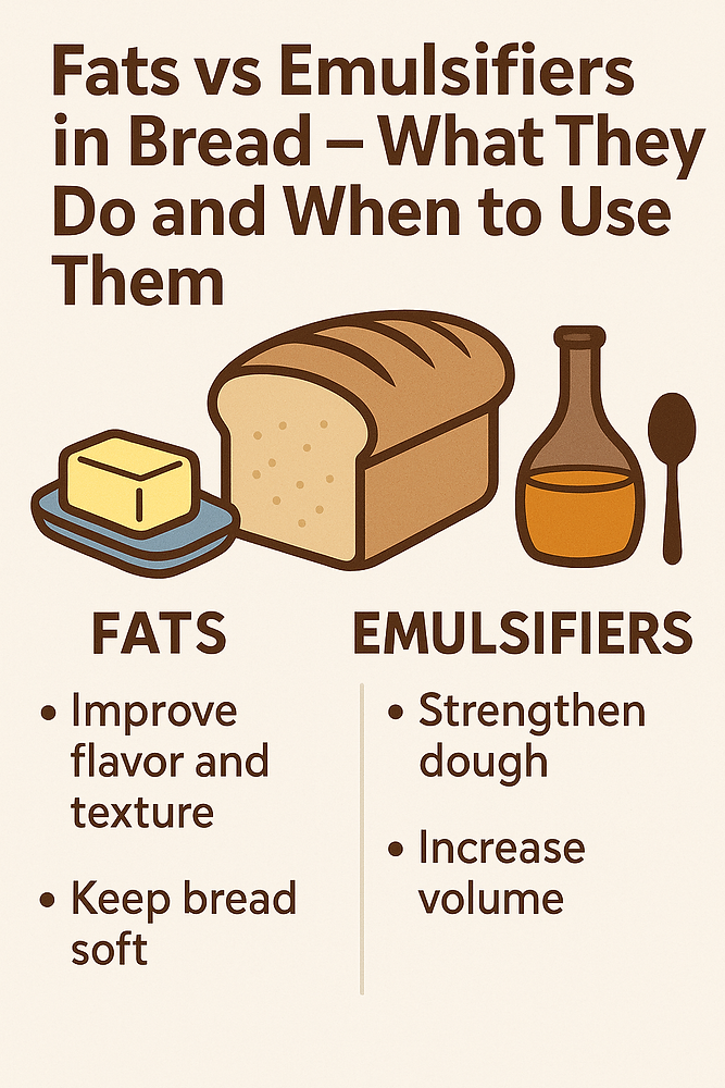 Fats vs Emulsifiers in Bread – What They Do and When to Use Them