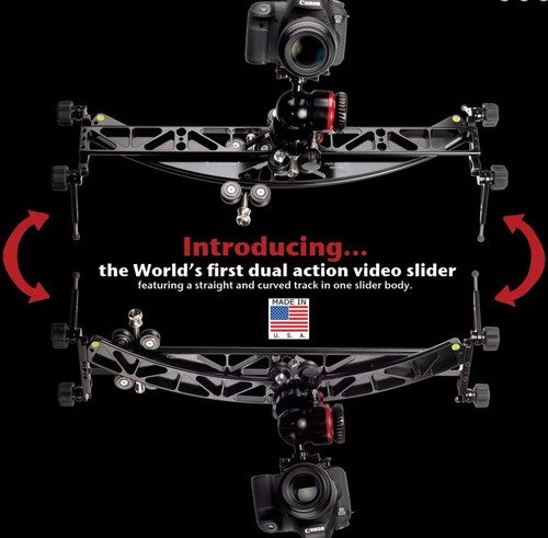 Pro Media Gear PMG-DUO 24″ Video Slider w/ Carrying Case 直曲線24吋專業攝錄路軌架 ...