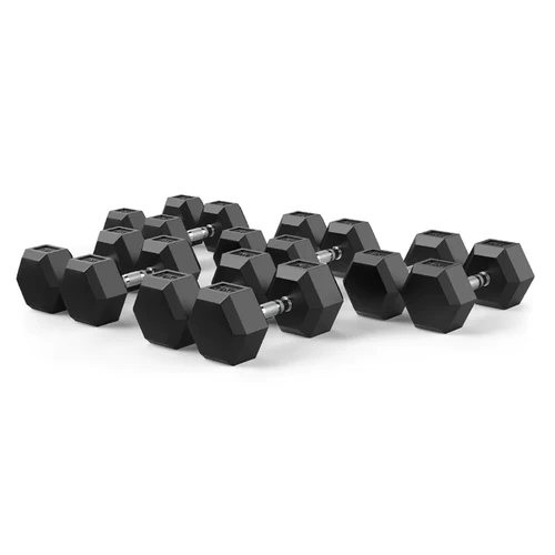 SET MANUBRI HEX 2.5 - 40 KG / 680 KG | GYM STOCK