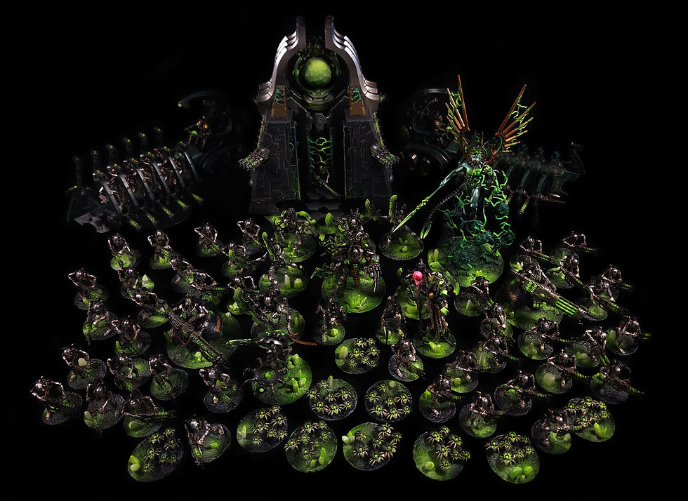 Necrons - Xenos Army Warhammer 40K Strike Force 2125pts | Miniature ...