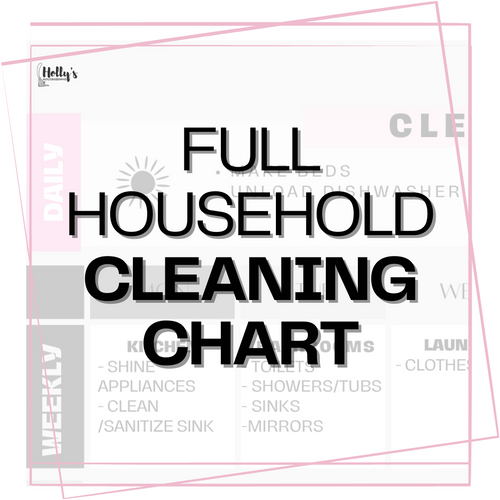 HH Full Cleaning Chart | Holly's HouseKeeping