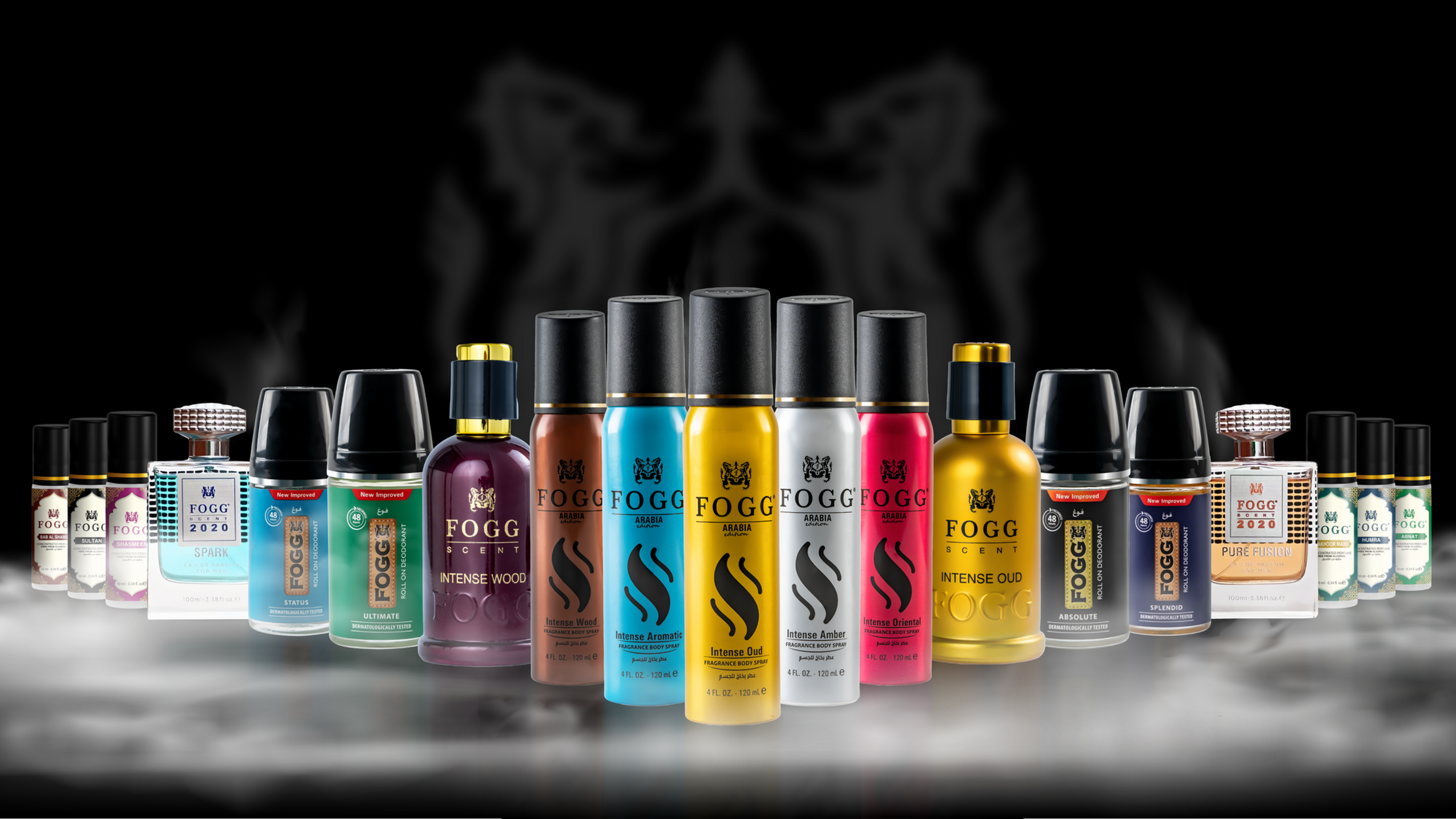 FOGG ARABIA Products - Perfumes, Roll-ons, Attars, EDP, and EDT