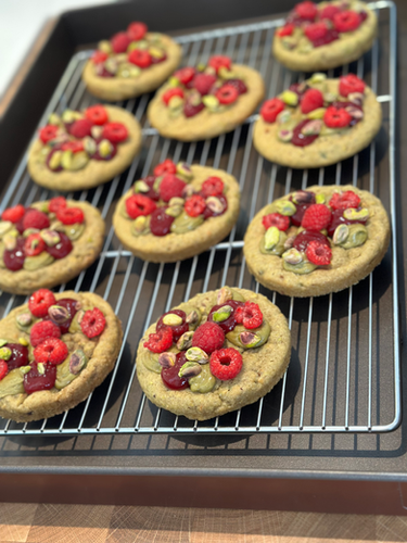 Cookies Pistache Framboise | Alexandre Boulanger