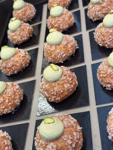 Chouquette Pistache XXL Recette | Alexandre Boulanger