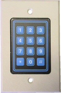 Keypad w/ One Gang Mounting Hole | adapter-plates