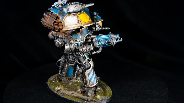 KNIGHT CASTELLAN, WARHAMMER 40K, by The Art Of Battle, Australia