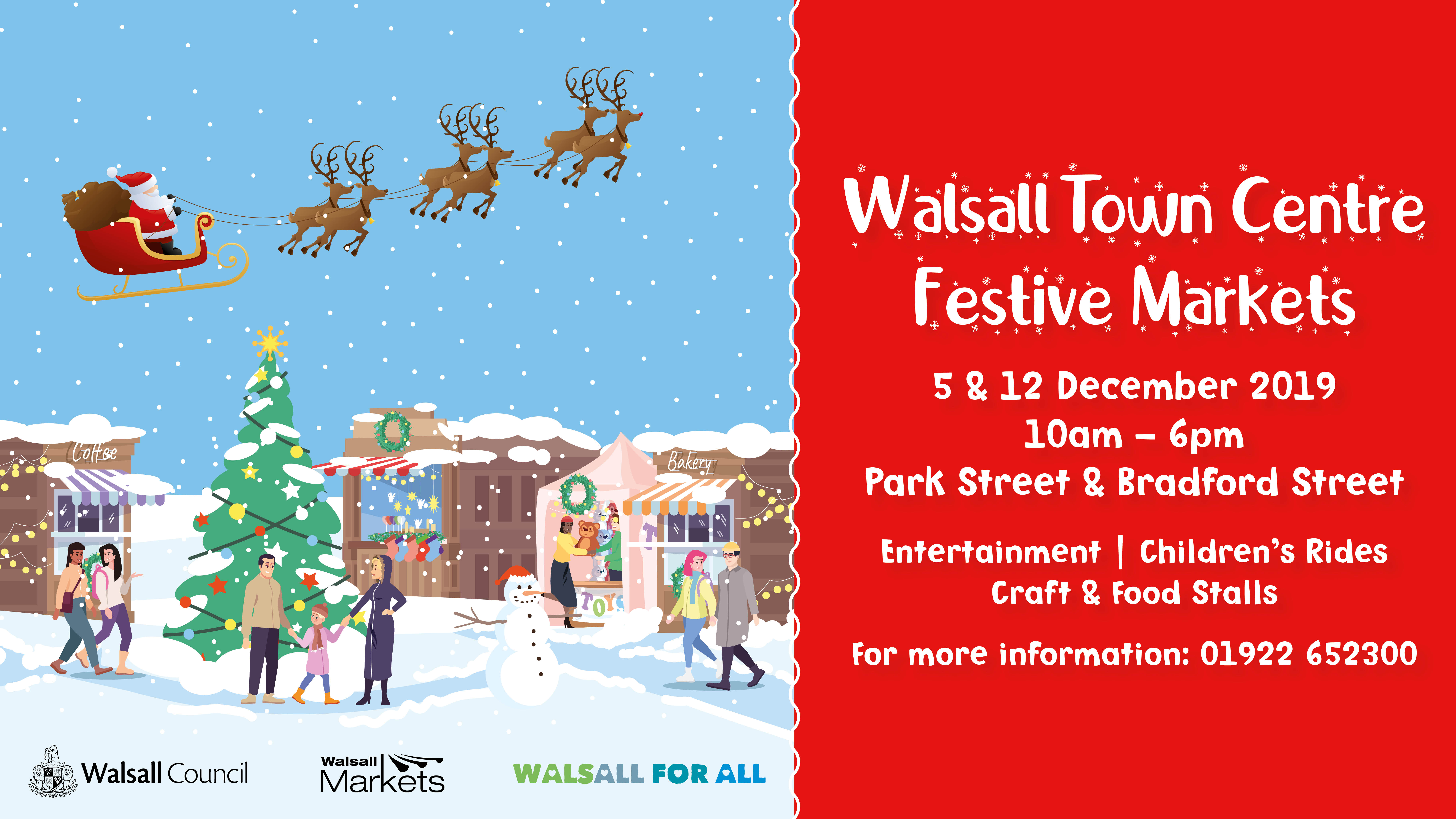 Walsall Town Centre Festive Markets