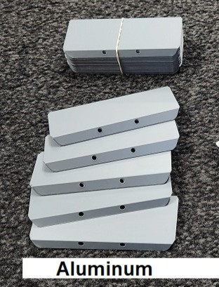 NEW MATERIAL! Sturdy Aluminum nameplates (for Styles E & F) | Everlast ...