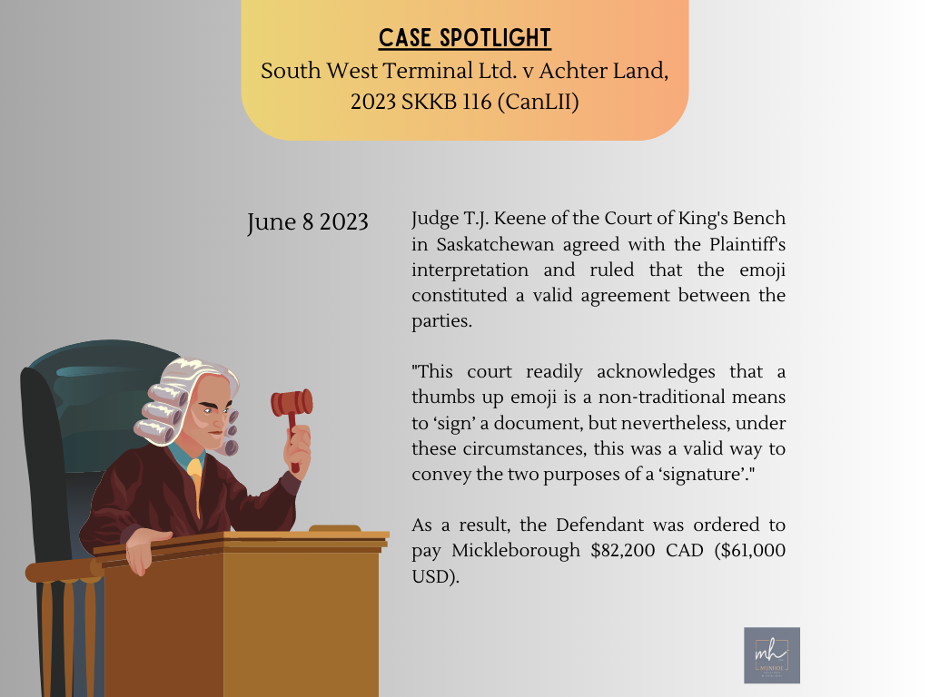 Emoji Interpretation 101 - A Legal Case Study