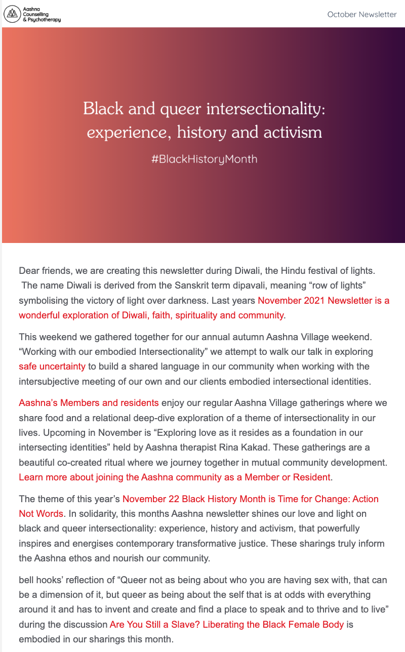 Oct 22 Newsletter: Black and queer intersectionality: experience ...