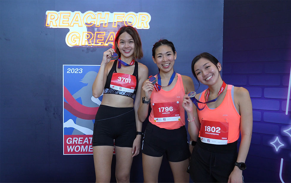 100PLUS PRO X Great Eastern Women's Run: Melissa Foo, Chermaine Zhou ...