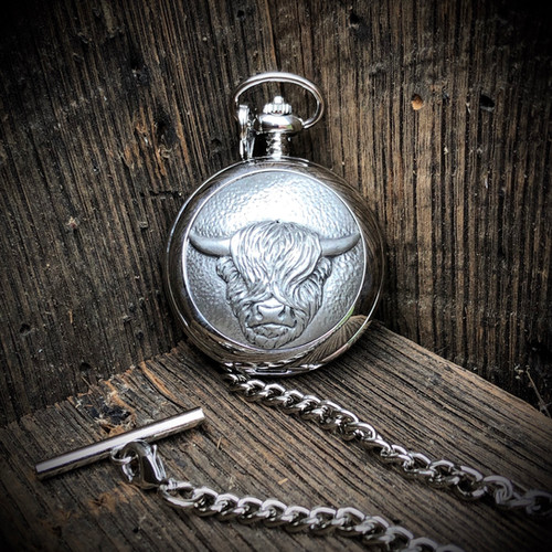 Highland cow pocket watch | Happy Highlands