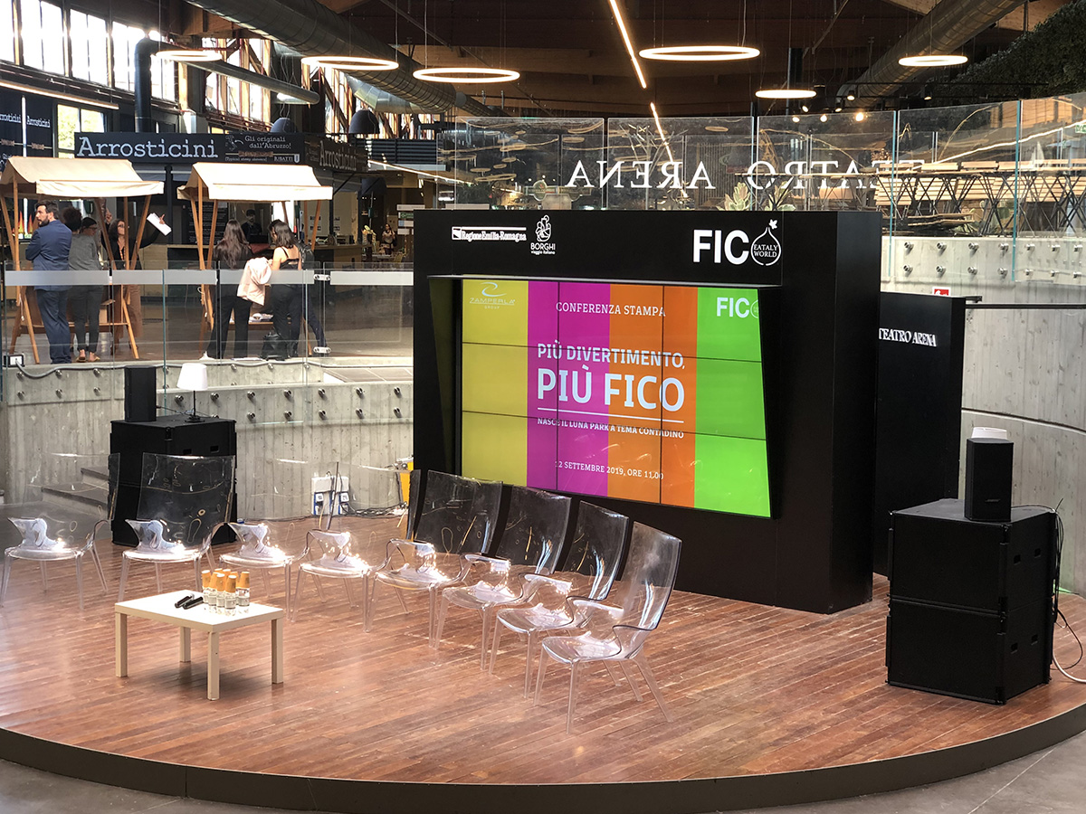 Fun Food Italia per "LUNA FARM" presso FICO Eataly World