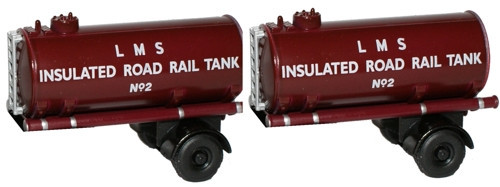 LMS Two Piece Trailer Pack | TierneyModelRailway