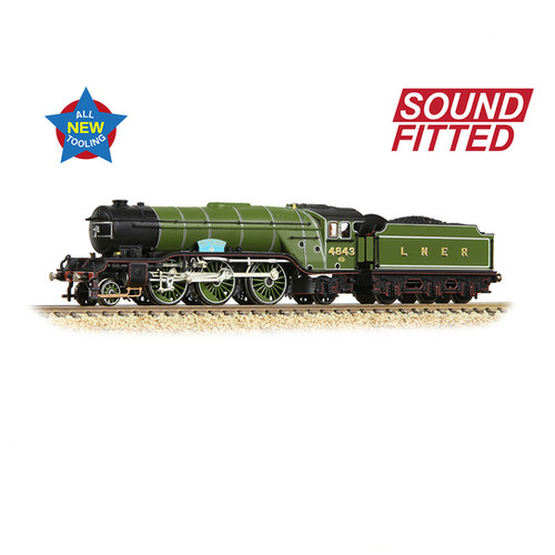 LNER V2 4843 'Kings Own Yorkshire Light Infantry' LNER Lined Green ...