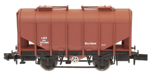 Bulk Grain Hopper LMS Bauxite 701366 | TierneyModelRailway