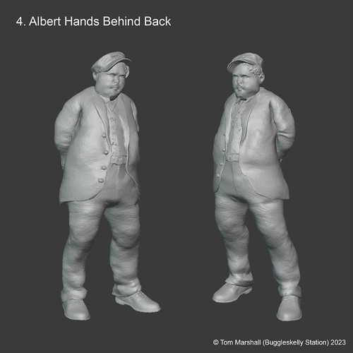 Albert' (Graham Moffatt) - Hands Behind Back - Unpainted ...