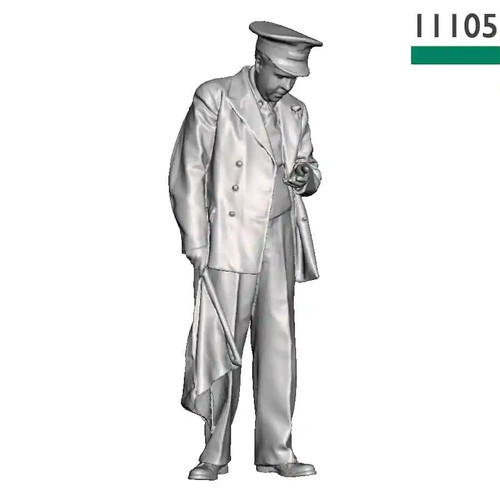 Passenger Guard with flag | TierneyModelRailway