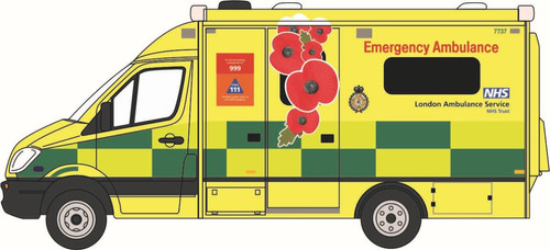 Mercedes Ambulance London Ambulance Service Remembrance Day ...