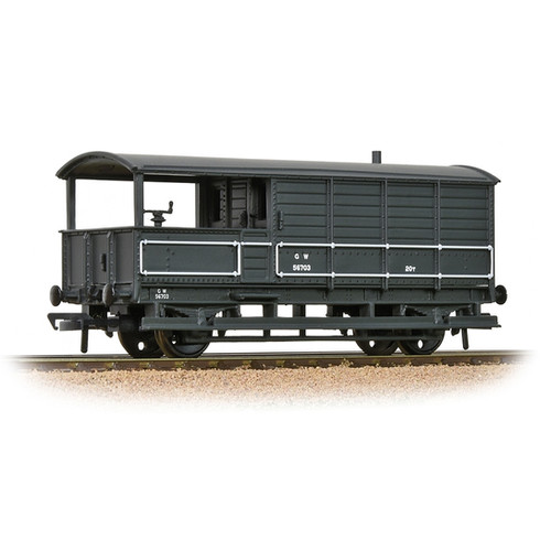 #D# GWR 20T 'Toad' Brake Van GWR Grey | TierneyModelRailway
