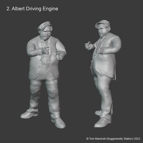 Albert' (Graham Moffatt) - Driving Engine - Unpainted | TierneyModelRailway