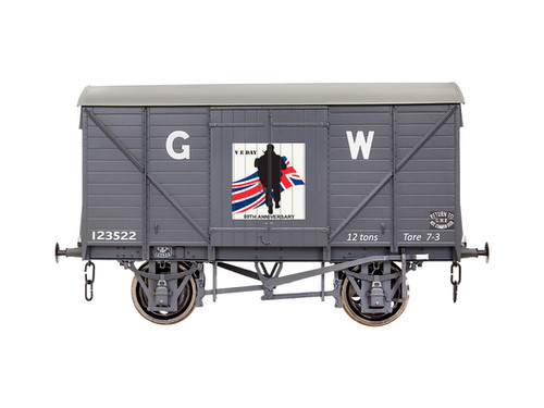 GW Standard 12t Van VE Day 80th Anniversary Army | TierneyModelRailway