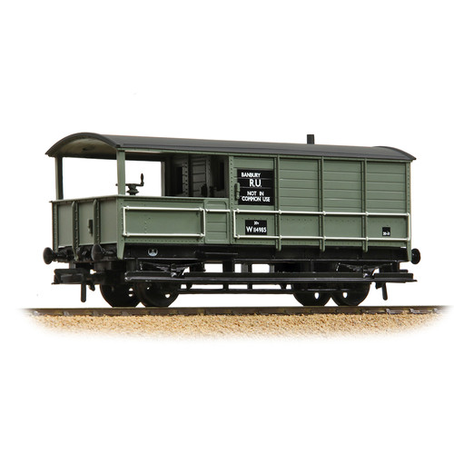 GWR 20T 'Toad' Brake Van BR Grey (Early) | TierneyModelRailway