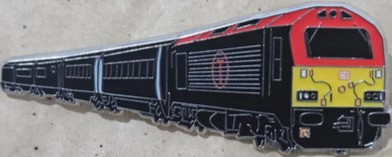 TFW Class 67 (Black) + Mark 4 Coaches Enamel Brooch Pin Badge ...