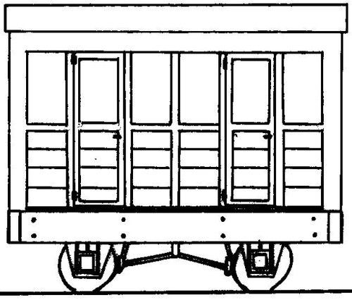 Freelance Planked 2 Compartment 4 Wheel Coach Kit | TierneyModelRailway