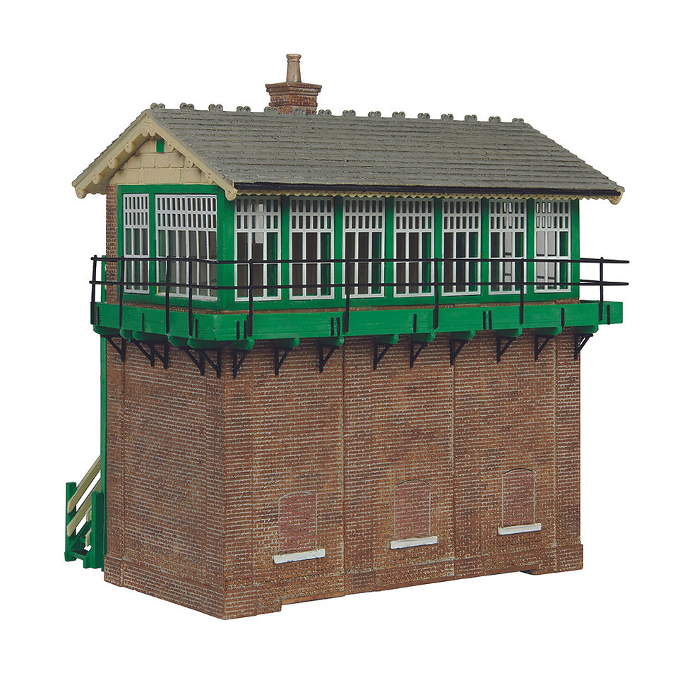 March East Junction Signal Box Green & Cream | TierneyModelRailway