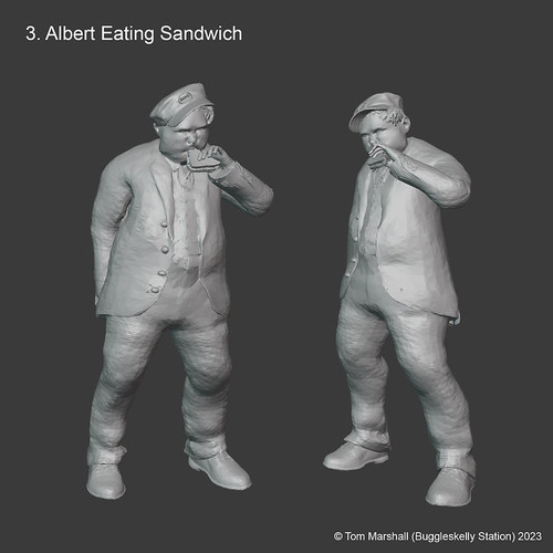 Albert' (Graham Moffatt) - Eating Sandwich - Unpainted ...