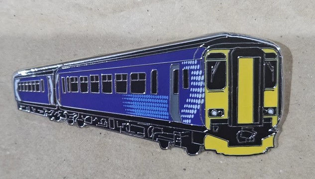 Scotrail Class 156 Enamel Brooch Pin Badge | TierneyModelRailway