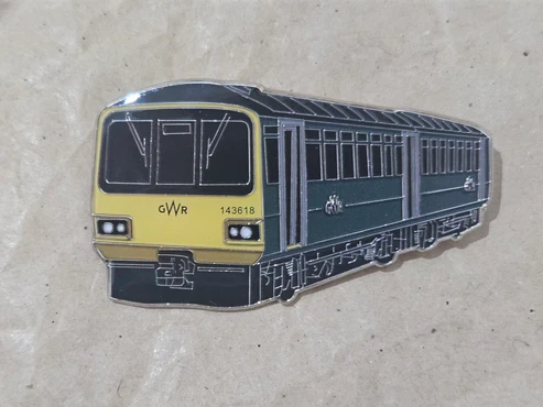 GWR Class 143 Pacer Enamel Brooch Pin Badge | TierneyModelRailway