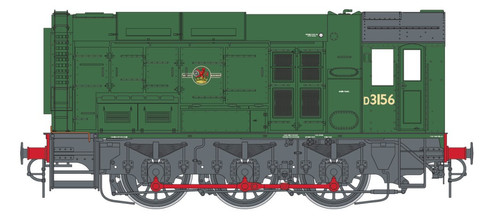 Class 08 D3156 BR Late Green (DCC-Fitted) | TierneyModelRailway