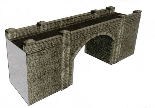 Stone Bridge/Tunnel Entrance Card Kit | TierneyModelRailway
